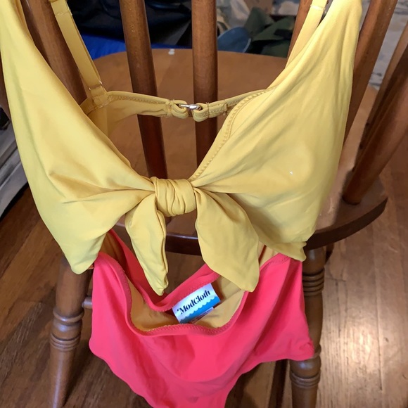 Modcloth | Swim | Nwot Modcloth Siena One Piece Multicolored Yellow ...